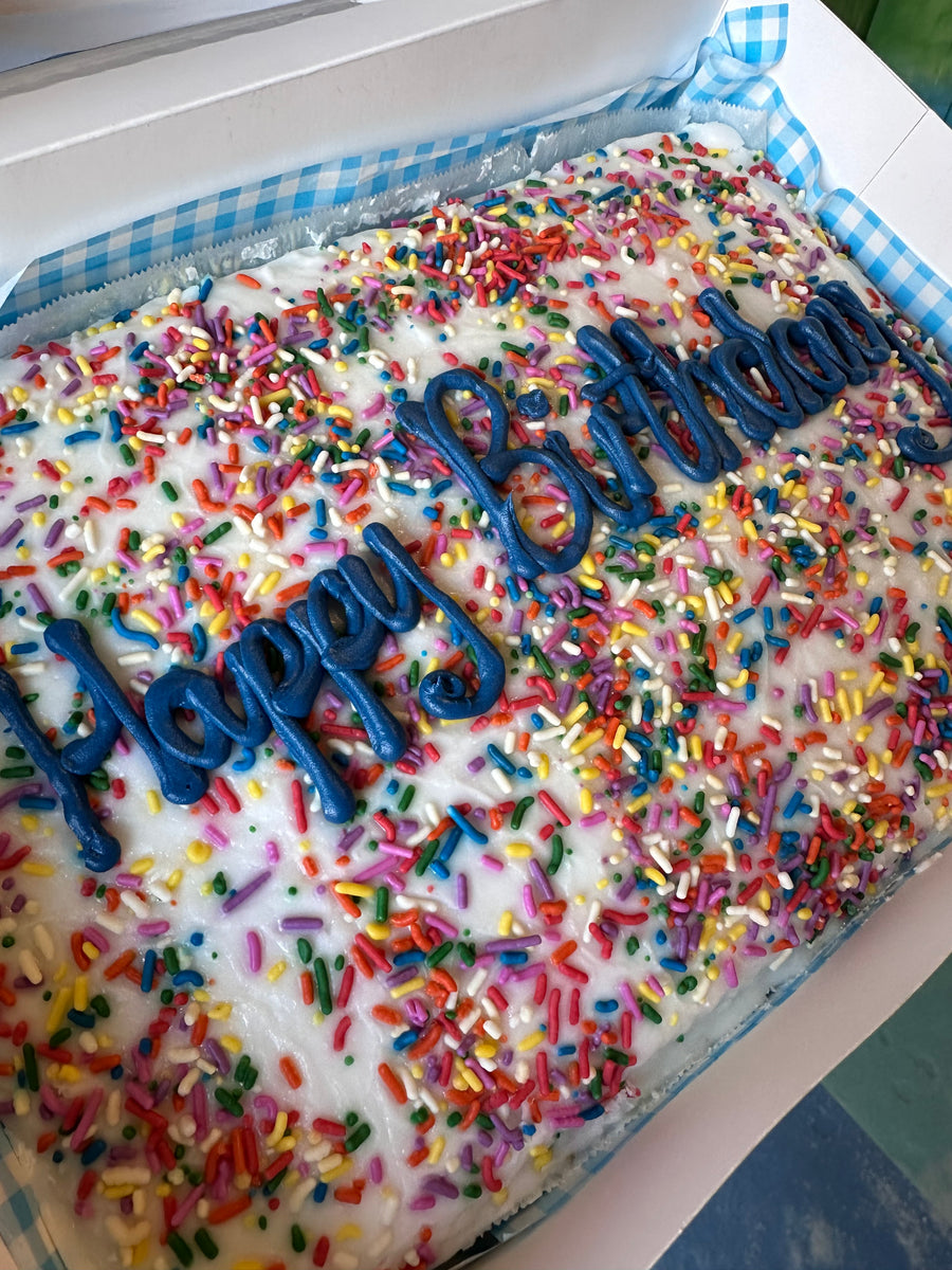 School Sponge with a Message – Cake Tin Bakery